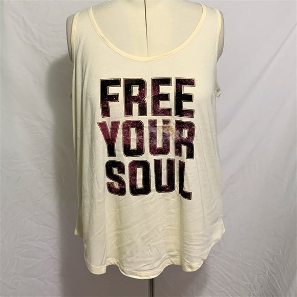 torrid | Tops | Torrid Active Athleisure Free Your Soul Wicking Tank ...